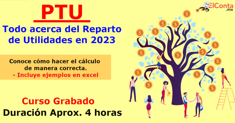 PTU! Todo acerca del reparto de Utilidades 2023🤑 - ElConta.MX Cursos en ...