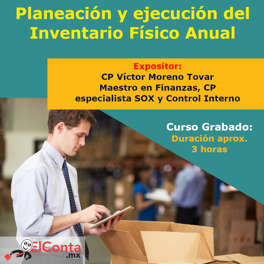 📋INVENTARIO FÍSICO ANUAL. Planeación y correcta ejecución.⏰ Curso ...